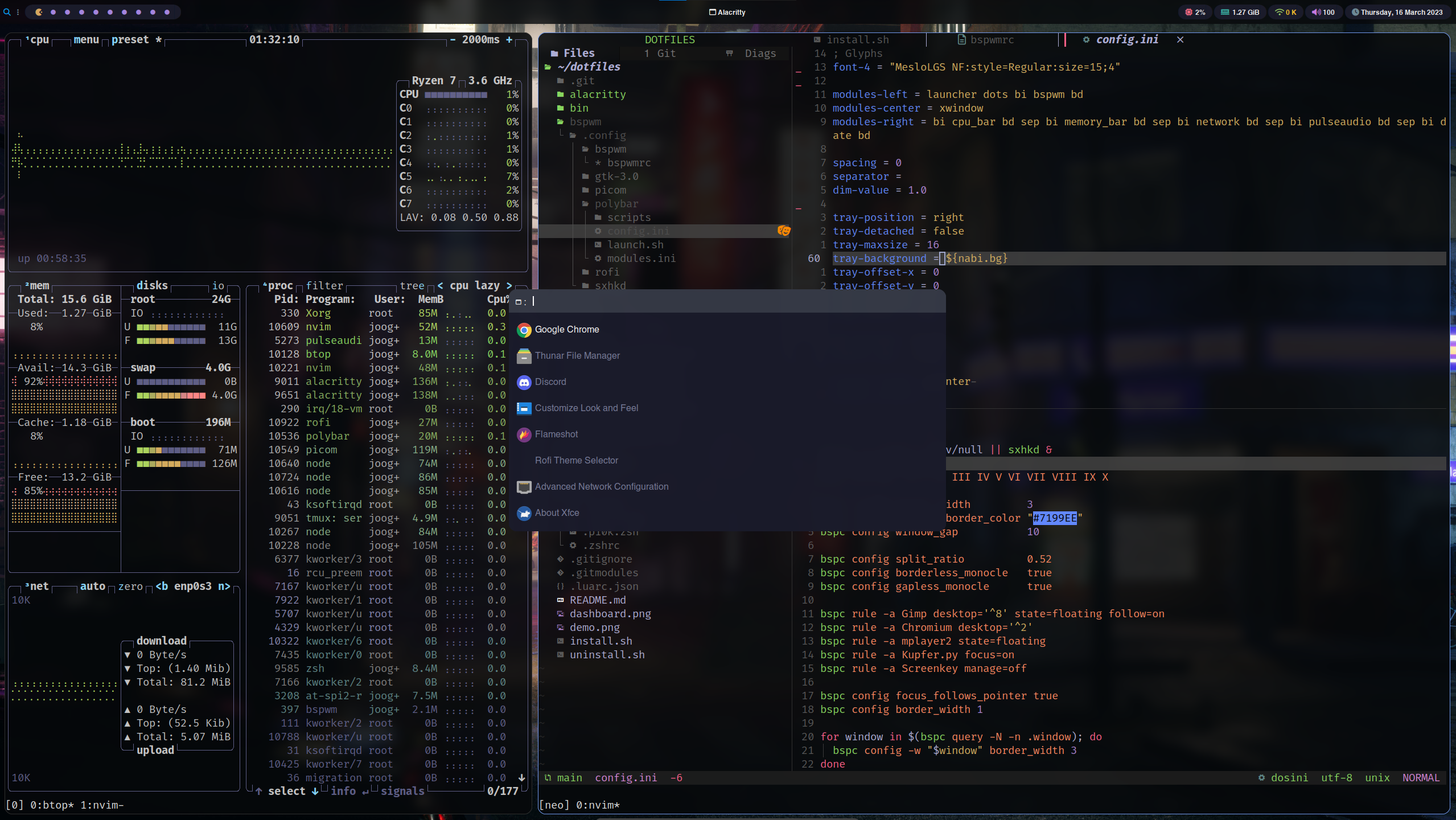 GitHub - princejoogie/dotfiles: personal dotfiles config