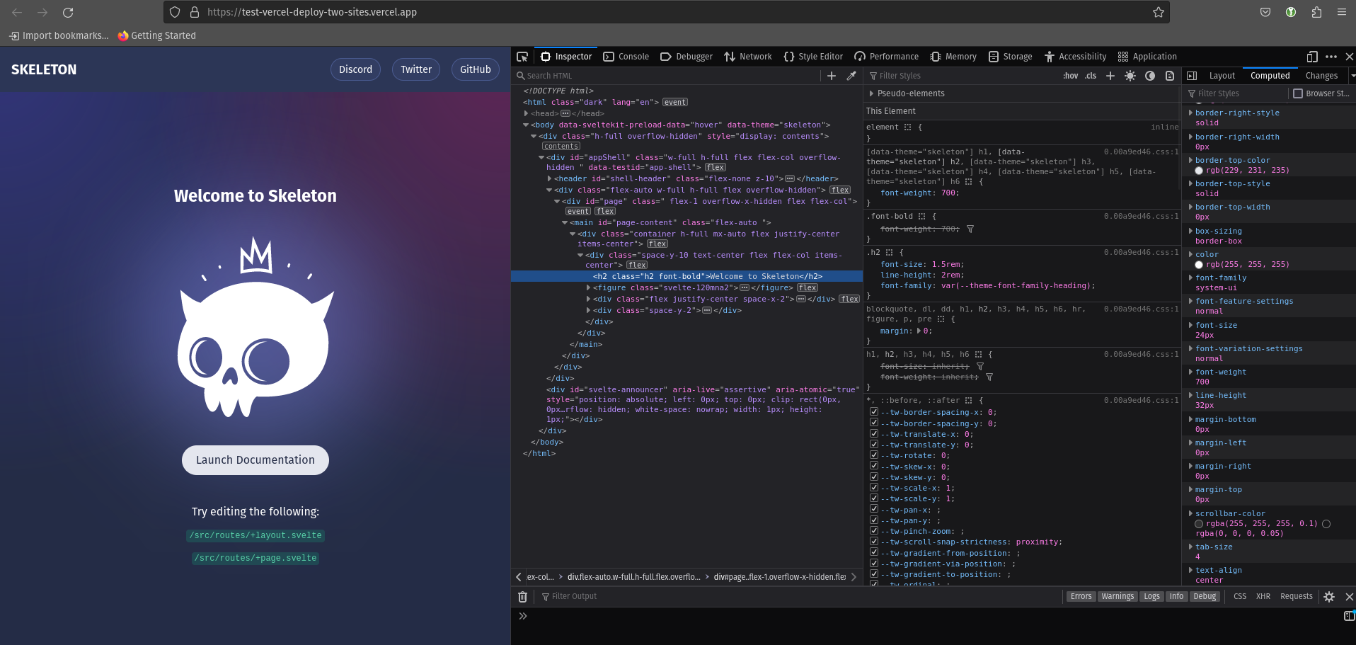 H2 Size for larger screen width - Welcome Template in dev mode · Issue ... H2 Size for larger screen width - Welcome Template in dev mode · Issue ...