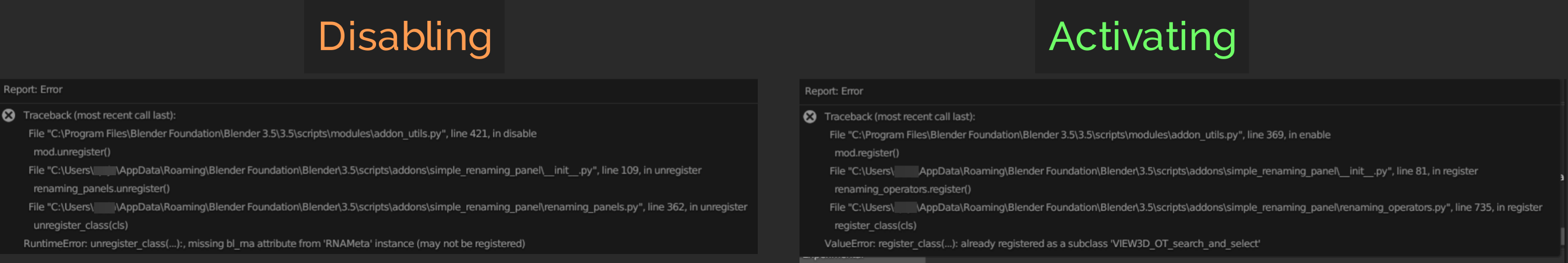 Panel not registered · Issue #136 · Weisl/simple_renaming_panel · GitHub Panel not registered · Issue #136 · Weisl/simple_renaming_panel · GitHub