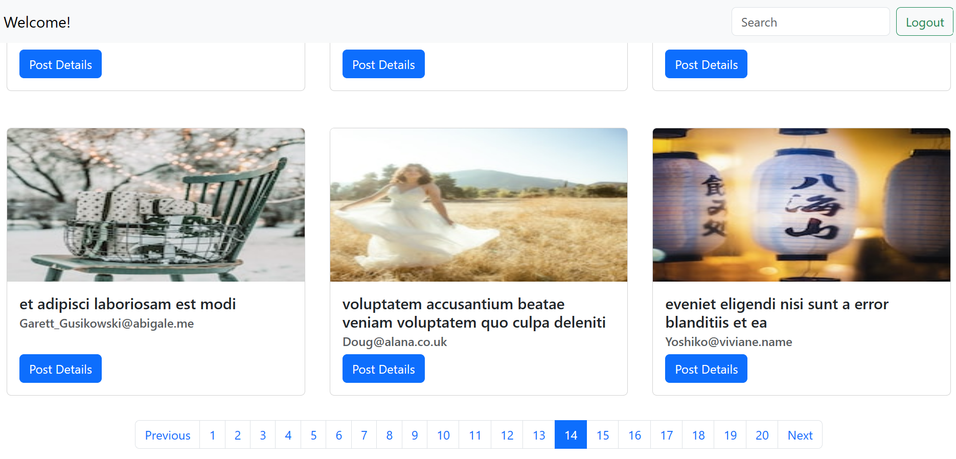 Github Tina118blogs A Simple React Project To Display Blogs