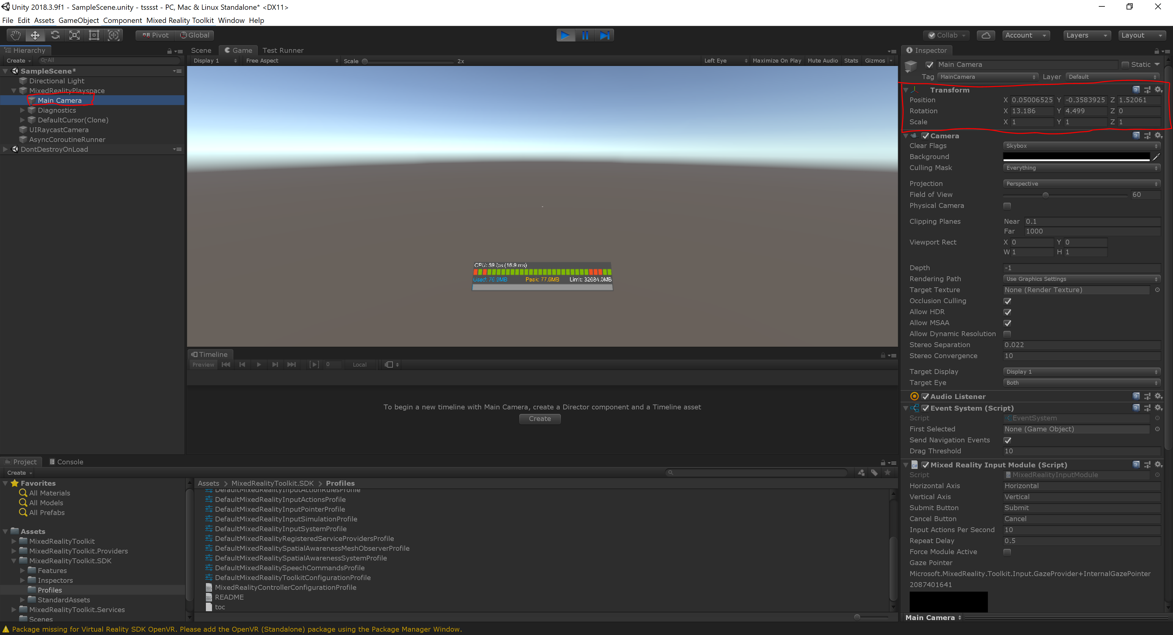 In Editor Input Simulation Not Working · Issue 3883 · Microsoftmixedrealitytoolkit Unity · Github 7800