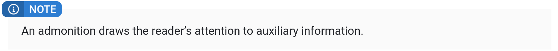 Support a new AsciiDoc admonition block: NOTE · Issue #63 · unicef ...