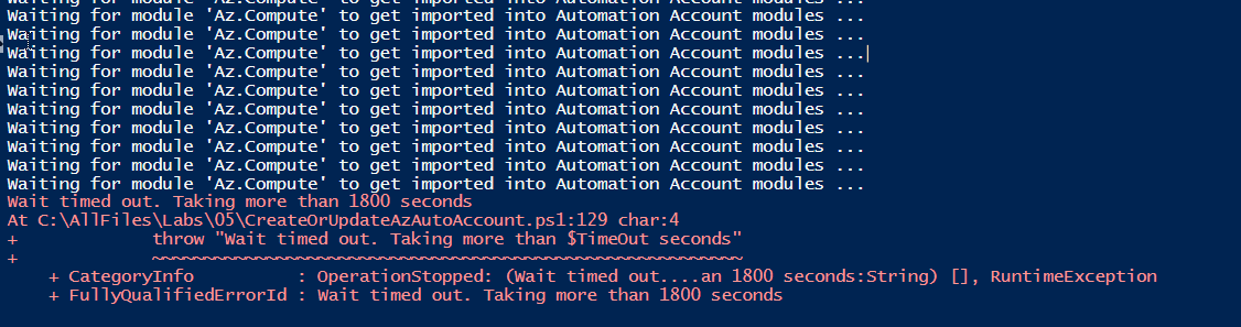 Unable to create automation account with CreateOrUpdateAzAutoAccount.ps1 script · Issue #727 ...