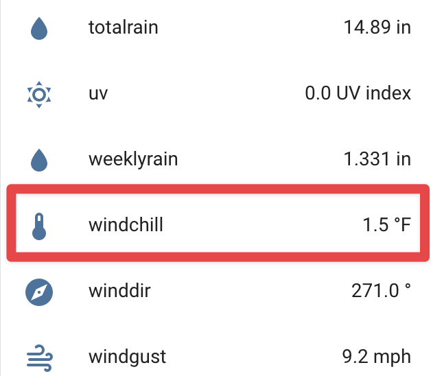 Missing windchill value causes Home Assistant to complain · Issue #194 ...