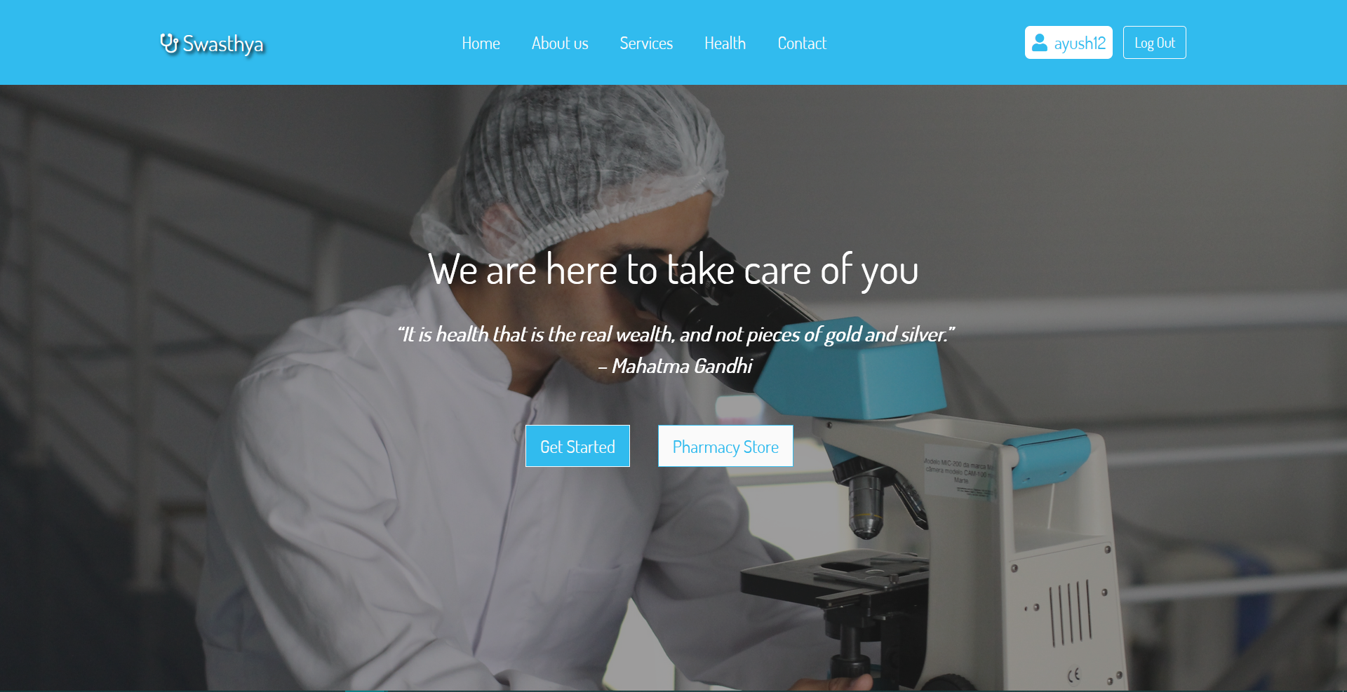 GitHub - ayush-pradhan/healthcare-2: This is a Healthcare website specifically built for India ...