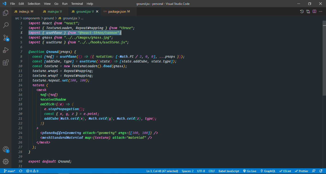 Gatsbyjs React Threecannon Runtime Error · Issue 1399 · Pmndrsreact Three Fiber · Github