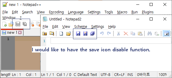 save icon disable · Issue #102 · zufuliu/notepad4 · GitHub