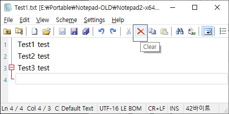 All cleared when Toolbar Clear is executed · Issue #103 · zufuliu ...