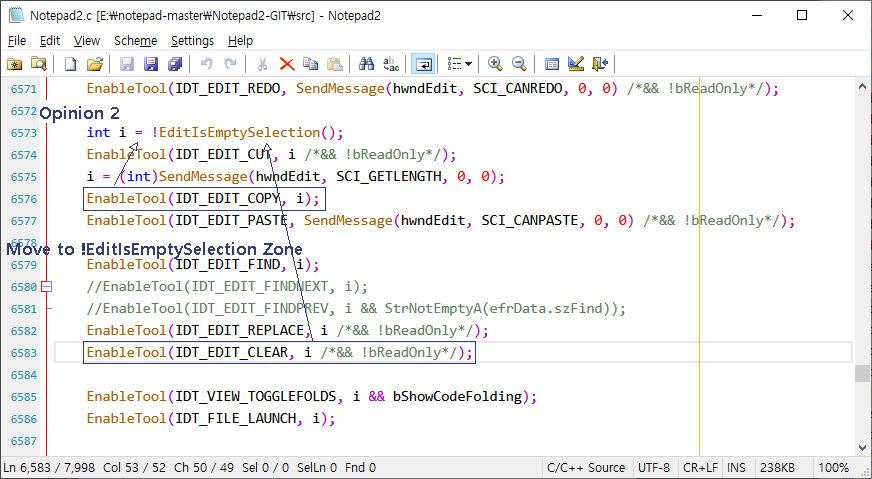 All cleared when Toolbar Clear is executed · Issue #103 · zufuliu/notepad4 · GitHub