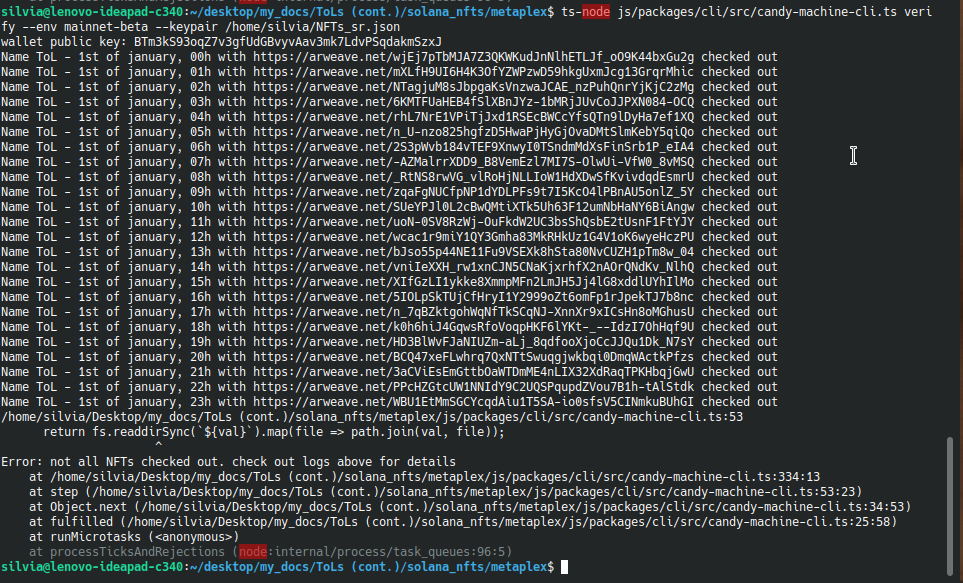 To add more items to a collection gives errors in a candy machine · Issue #1327 · metaplex ...