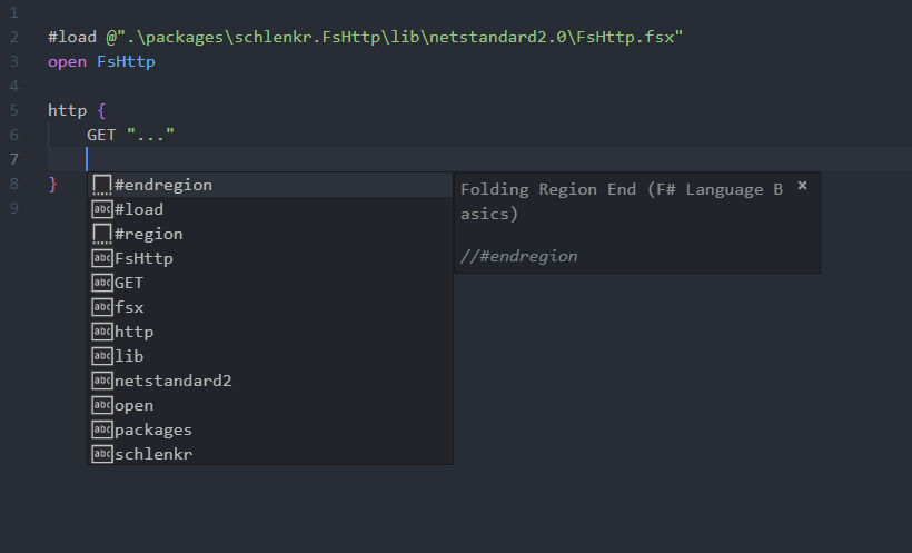 Provide Auto Completion For Custom Operations In Computation Expressions · Issue 981 · Ionide