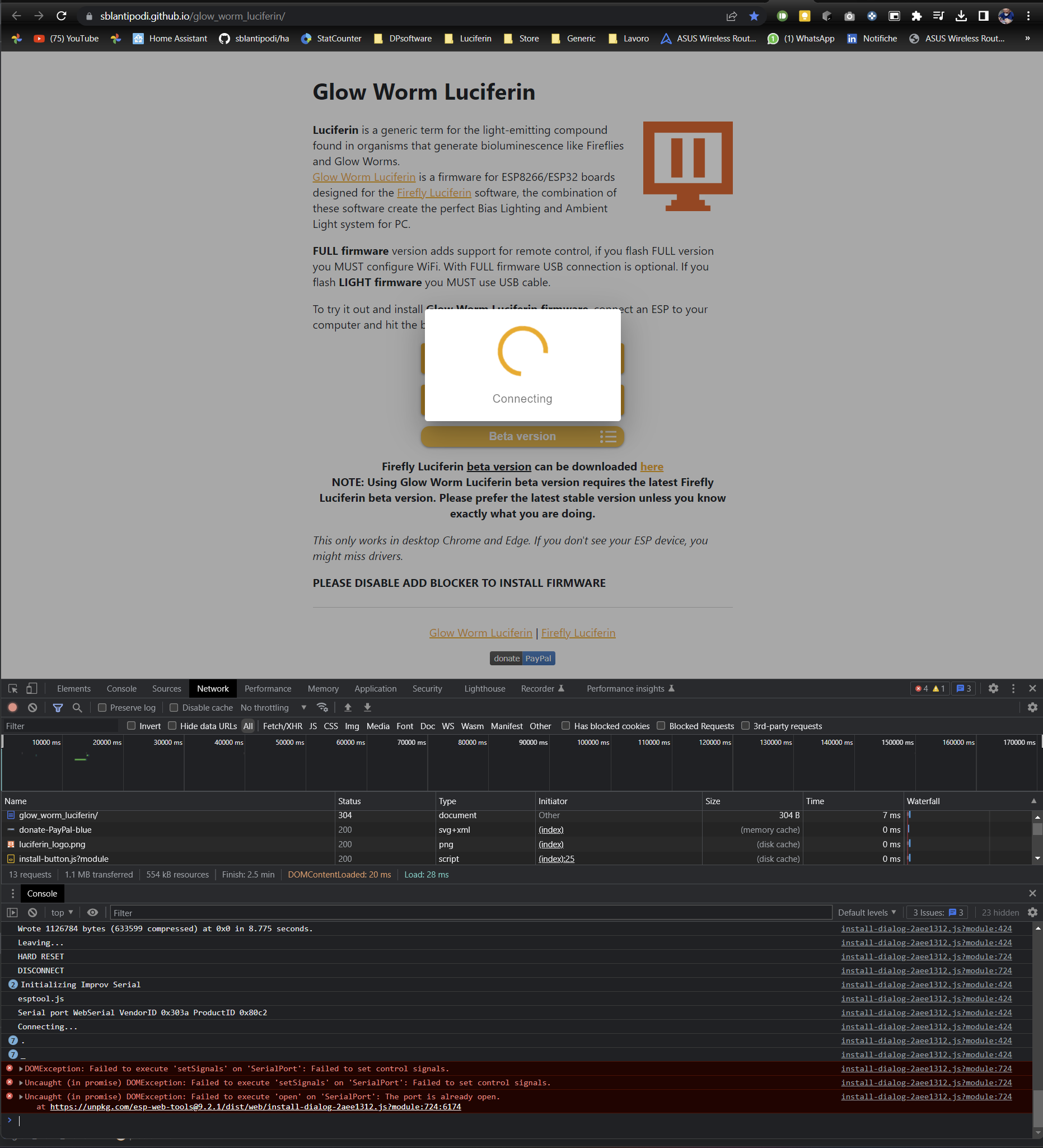 ESP32-C3 works well S2 and S3 not. · Issue #374 · esphome/esp-web-tools · GitHub
