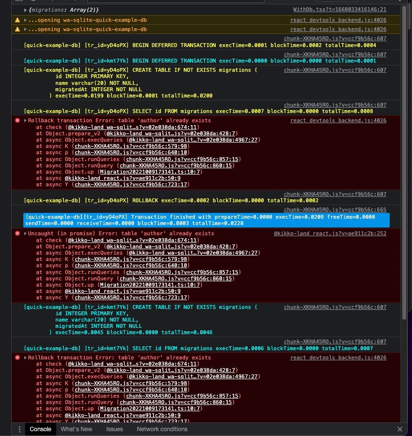 vite + pnpm + wa-sqlite · Issue #92 · kikko-land/kikko · GitHub