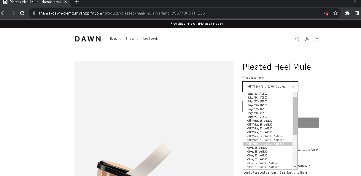 Options to hide unavailable variants from variant selects/drop-downs · Issue #459 · Shopify/dawn ...