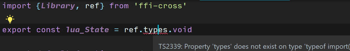 ref.types is not in the TypeScript type declarations · Issue #5 · ffi-cross/js-ffi-cross · GitHub