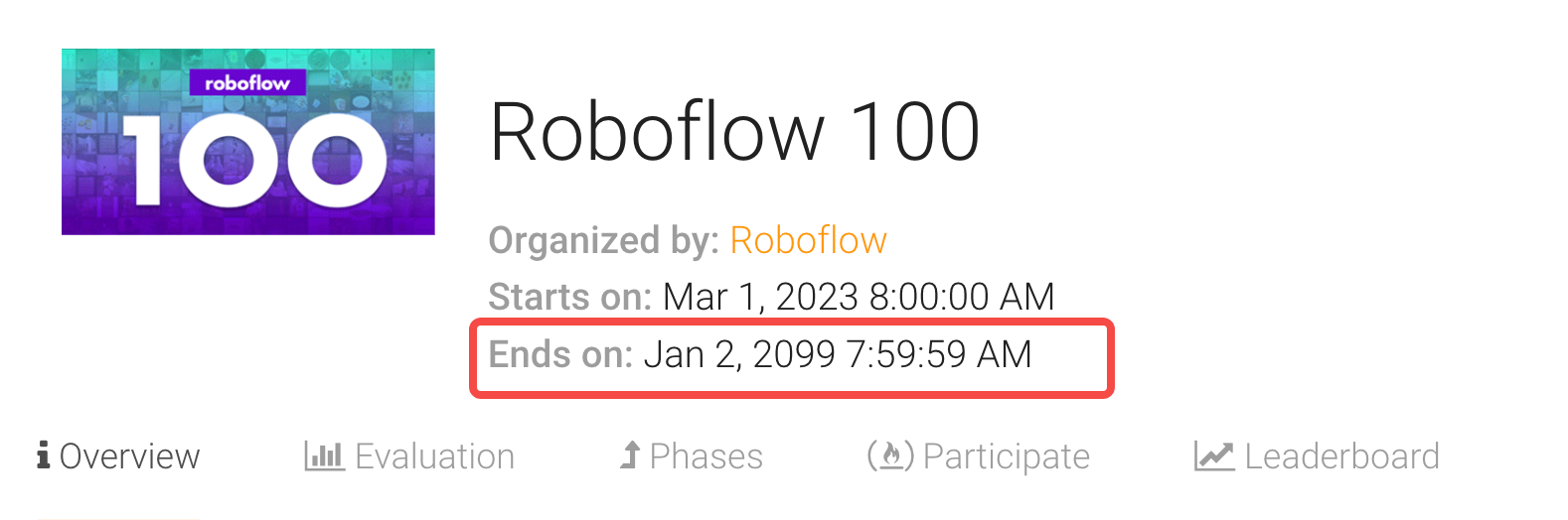 End time of the challenge · Issue #1 · roboflow/ODinW-RF100-challenge-issues · GitHub