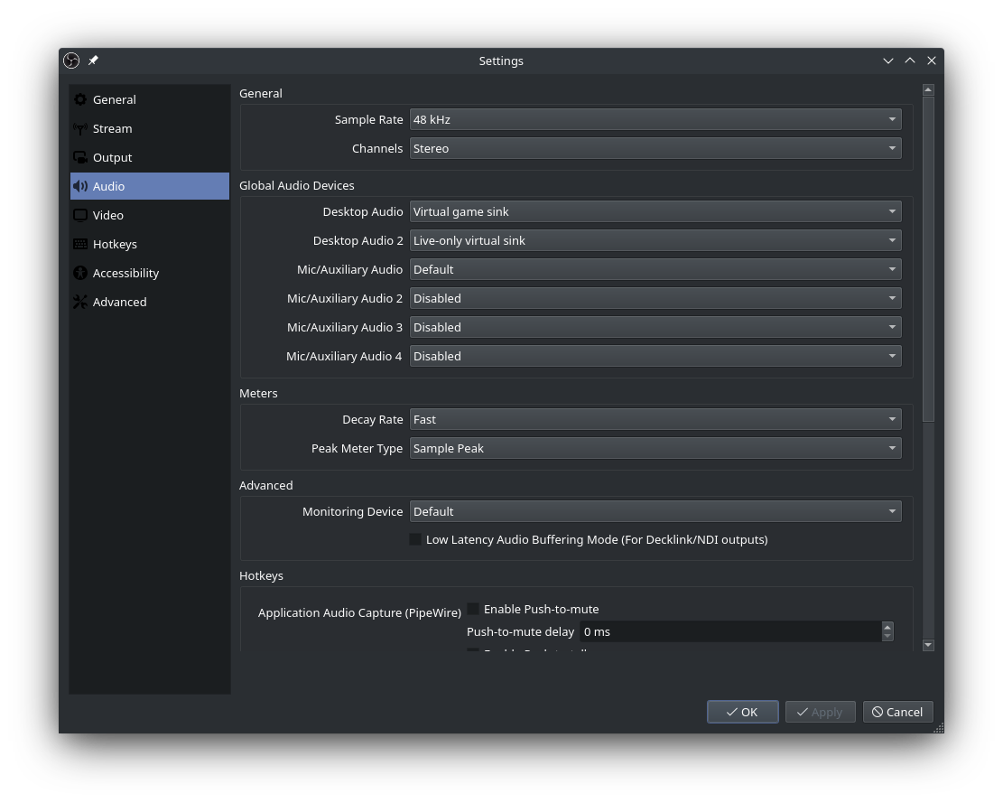 GitHub - layonthehorn/recording_defaults: Scripts and Settings to help with recording on Linux