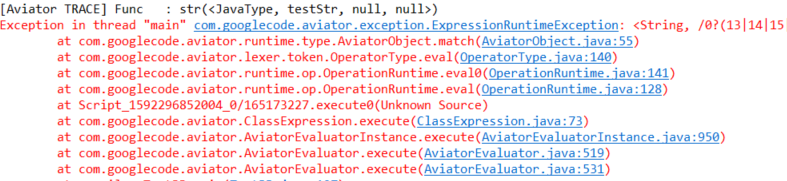 正则匹配null对象 · Issue #253 · killme2008/aviatorscript · GitHub