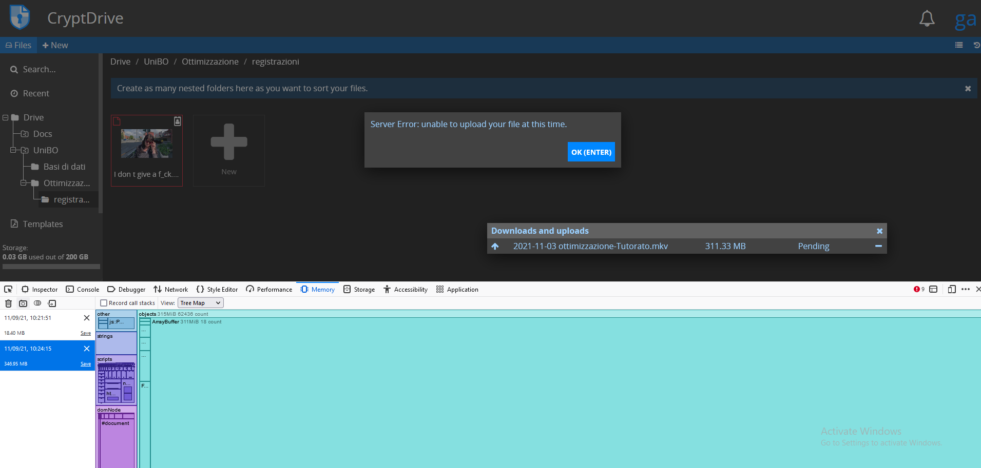 Upload fails with files larger than 300MB · Issue #828 · cryptpad/cryptpad · GitHub