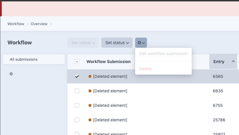 Cannot delete items within workflow overview panel · Issue #154 · verbb/workflow · GitHub