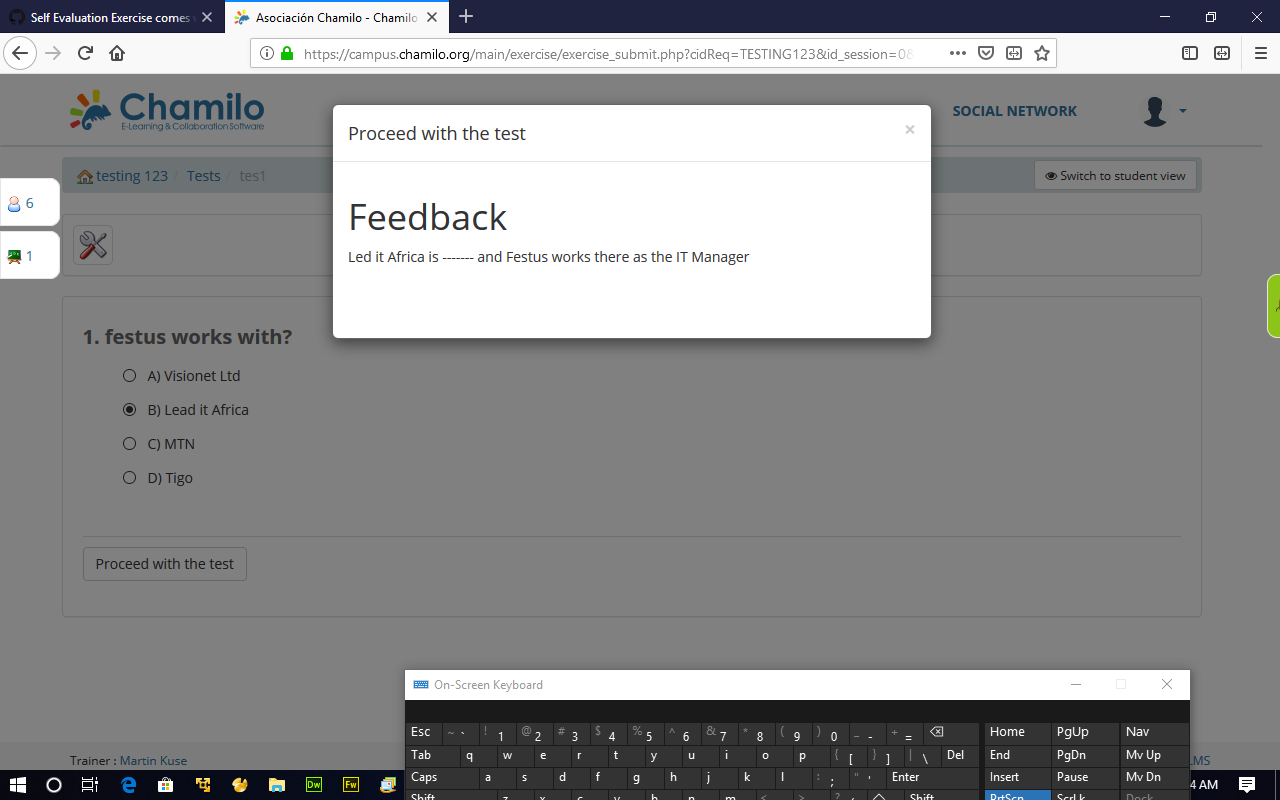 Self Evaluation Exercise comes with Feedback Modal Screen and Freezes · Issue #2793 · chamilo ...