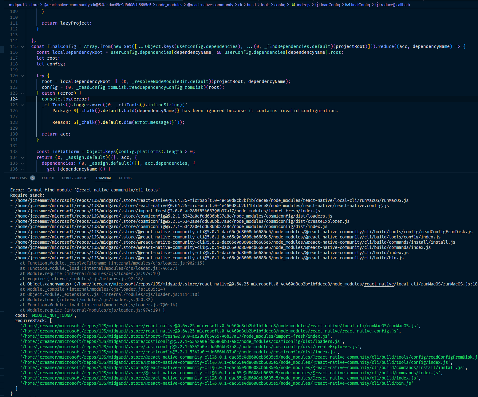 Missing dependency on @react-native-community/cli-tools · Issue #1190 ... Missing dependency on @react-native-community/cli-tools · Issue #1190 ...