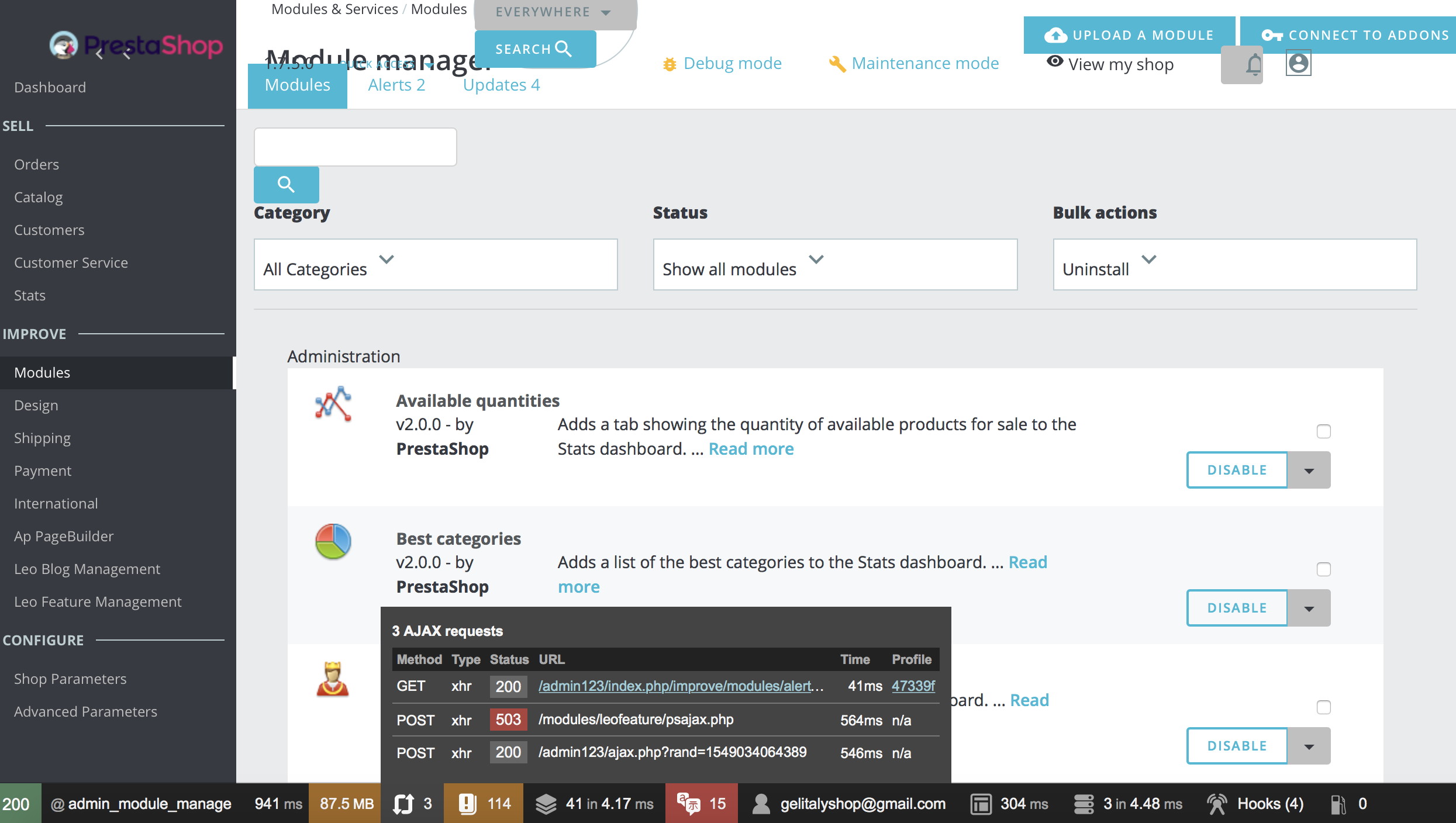 Problem after update 1.7.5 prestashop · Issue #12404 · PrestaShop/PrestaShop · GitHub