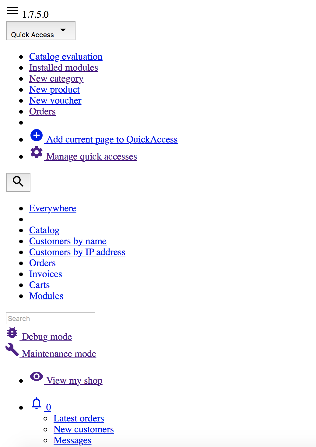 Problem after update 1.7.5 prestashop · Issue #12404 · PrestaShop/PrestaShop · GitHub