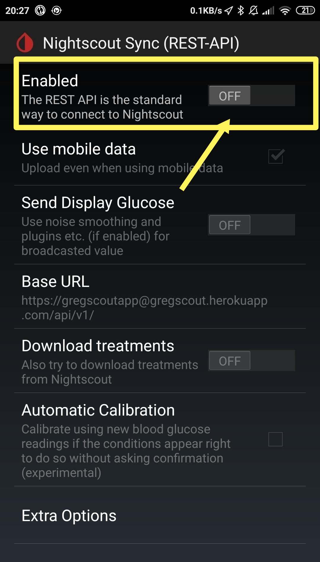 Nightscout Sync (REST-API) disabled after scanning BlueJay's QR Code · Issue #1816 ...