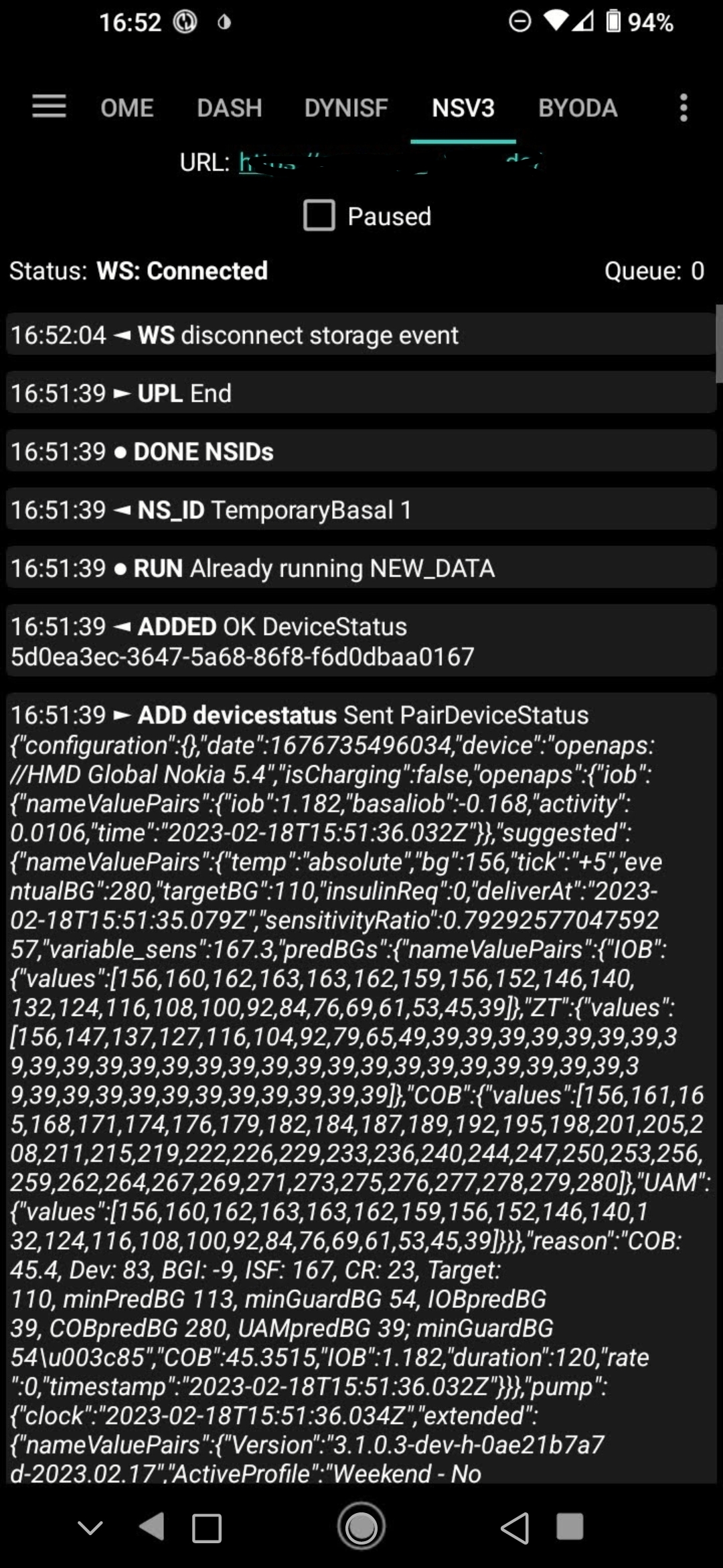 AAPS not syncing properly with AAPSClient · Issue #2422 · nightscout/AndroidAPS · GitHub