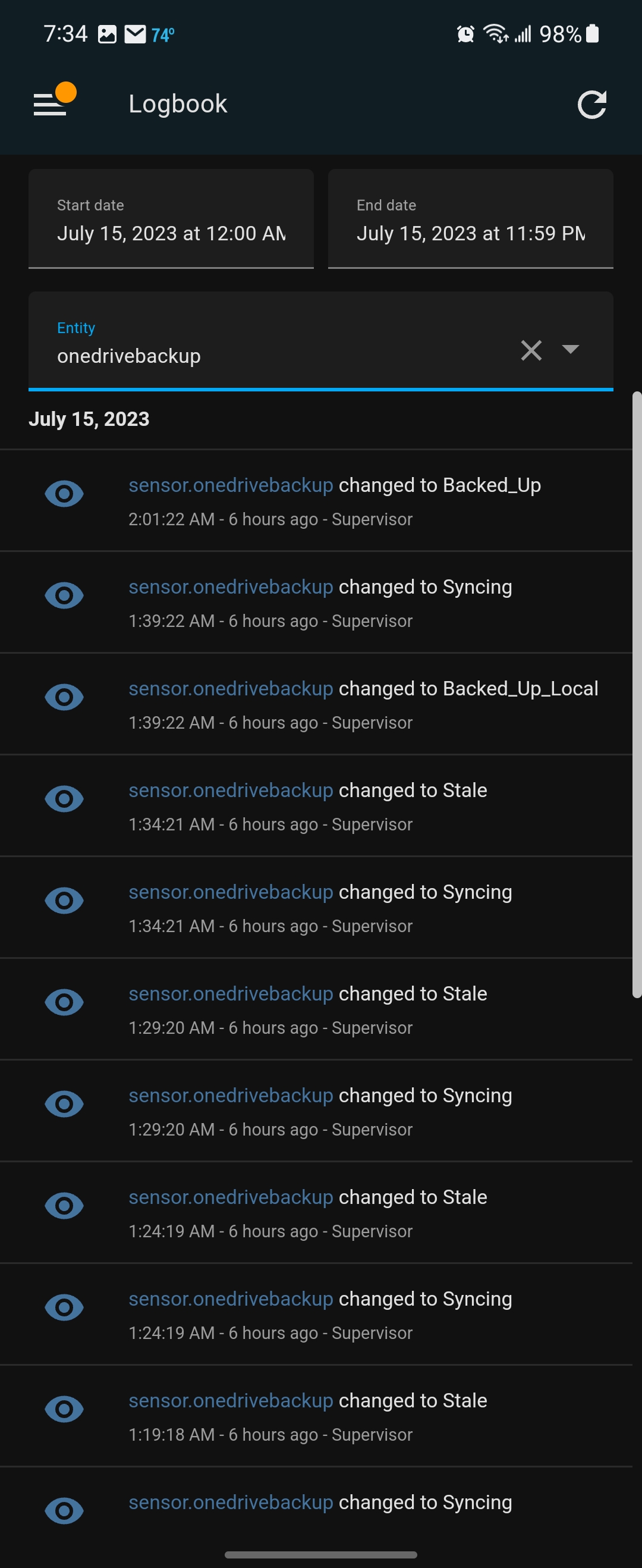 Failure notification daily · Issue #98 · lavinir/hassio-onedrive-backup · GitHub