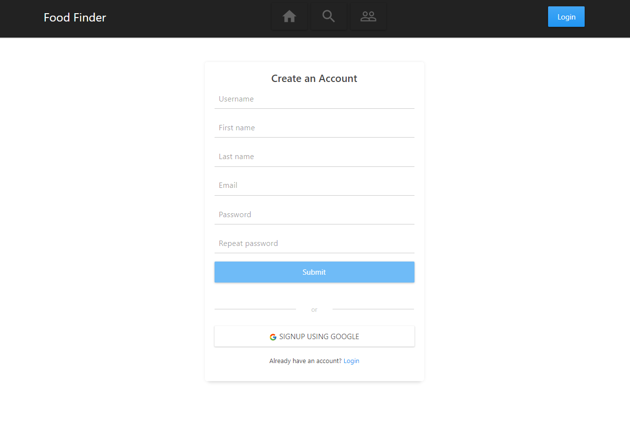 GitHub - anthonydo1/foodfinder: A web app designed to make finding restaurants and eating out ...