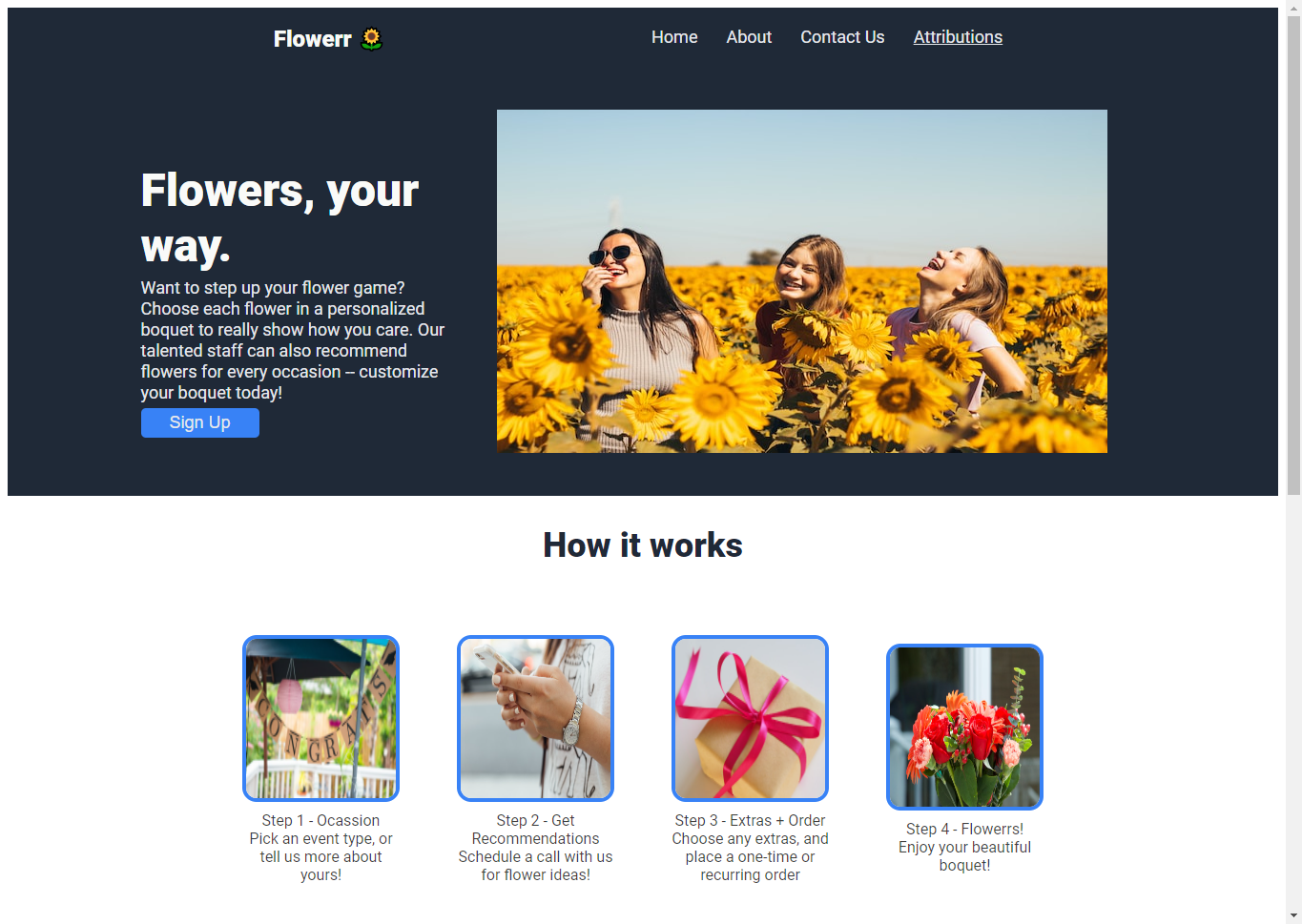 GitHub - j-973/odin-landingpage: Odin Project Foundations Course - Landing Page exercise