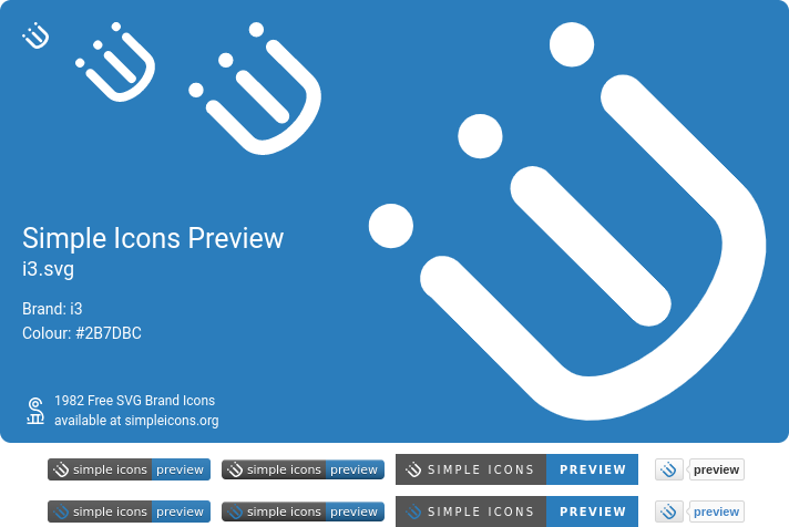 Add i3 icon by ChevySSinSD · Pull Request #7271 · simple-icons/simple ...