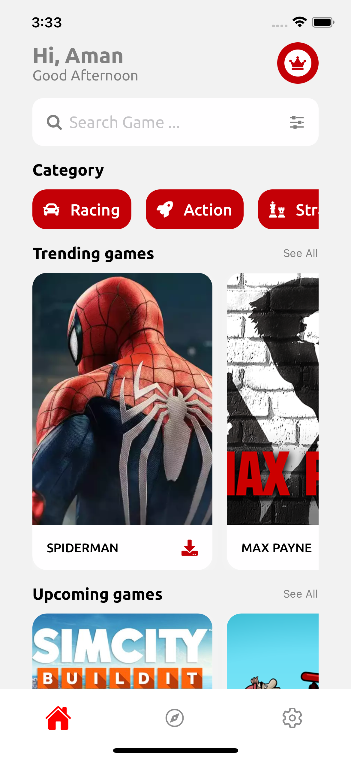 GitHub - Aman7400/FireVaultGames: A Game App UI in React Native