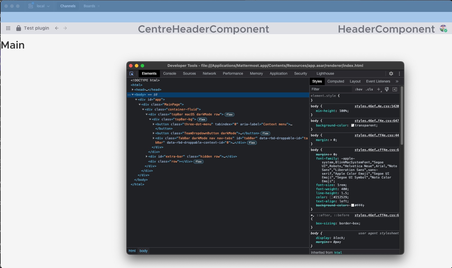 Empty white bar when switching between plugins · Issue #2415 · mattermost/desktop · GitHub