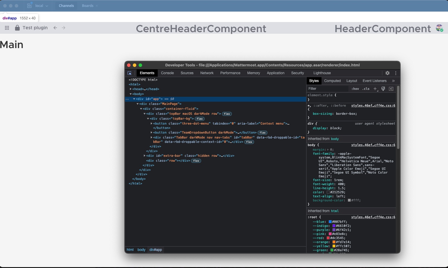 Empty white bar when switching between plugins · Issue #2415 · mattermost/desktop · GitHub