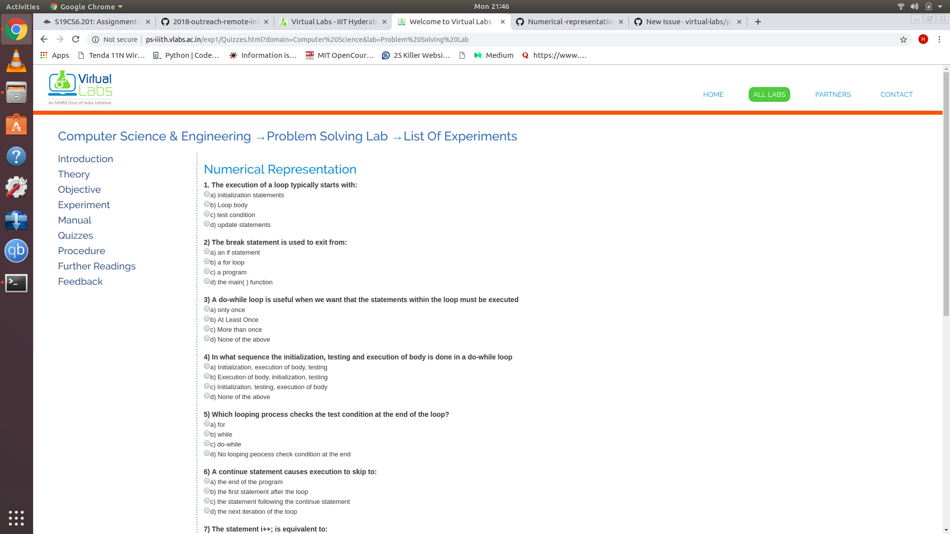 Numerical -representation_Quizzes · Issue #736 · virtual-labs-archive/problem-solving-iiith · GitHub
