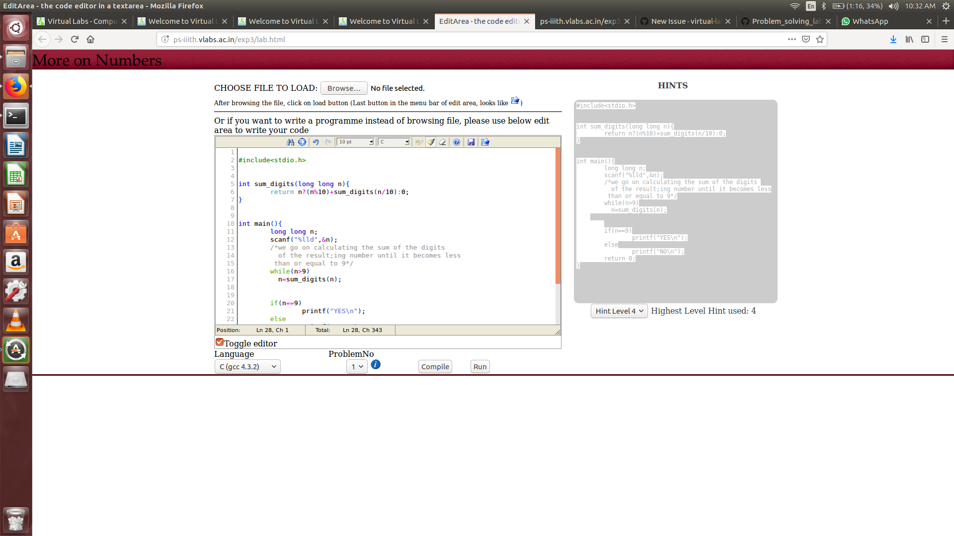 Problemsolvinglab Moreonnumbersexperiment · Issue 877 · Virtual Labs Archiveproblem