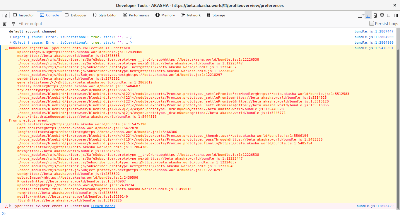 cannot save details when registering new profile · Issue #303 · AKASHAorg/Community · GitHub