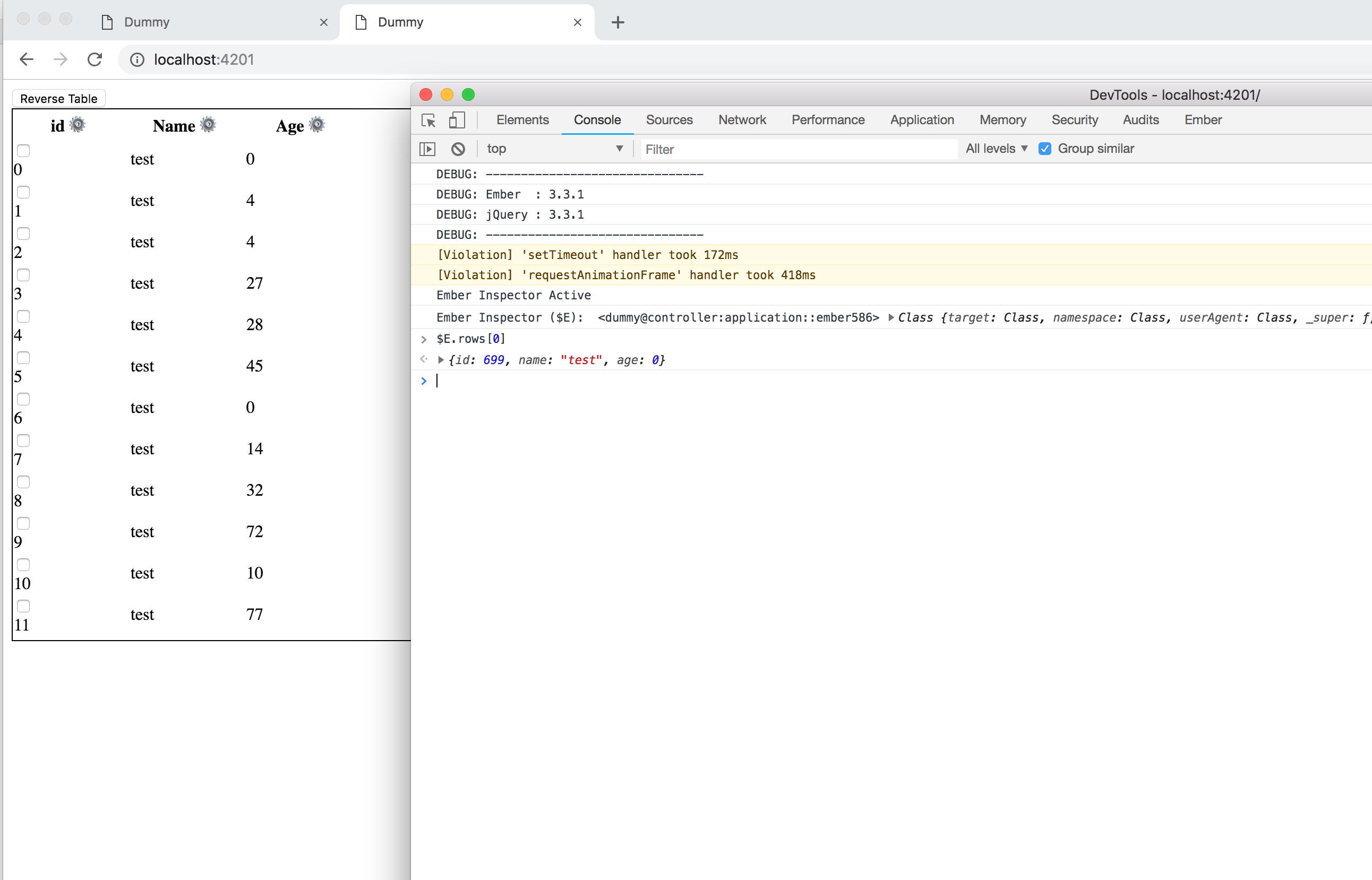 displayed rows out of sync with rows property · Issue #603 · Addepar/ember-table · GitHub