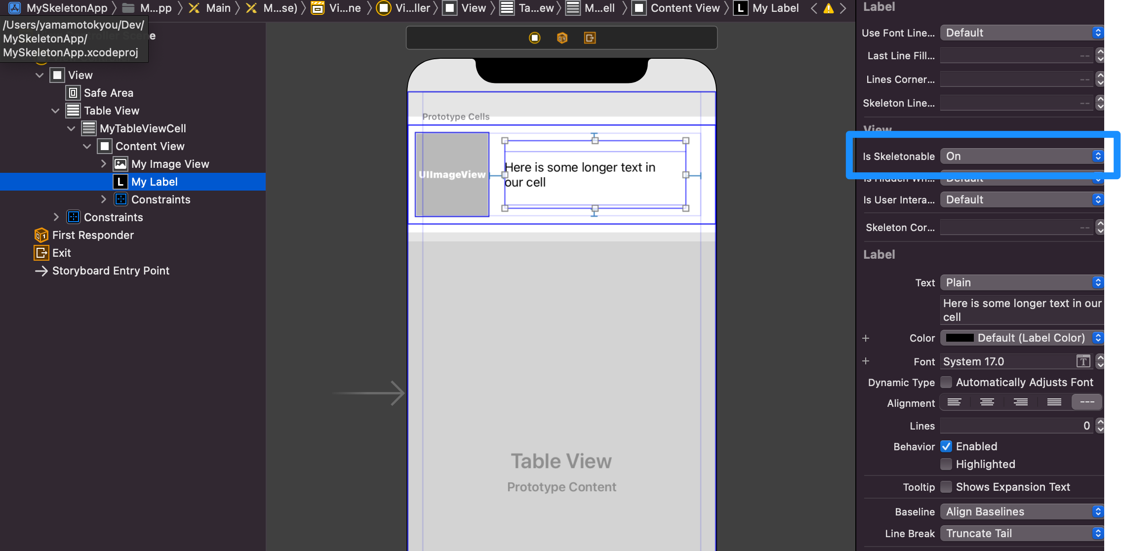 GitHub - YamamotoDesu/SkeletonAppDemo: Loading view to show users that something is going on.