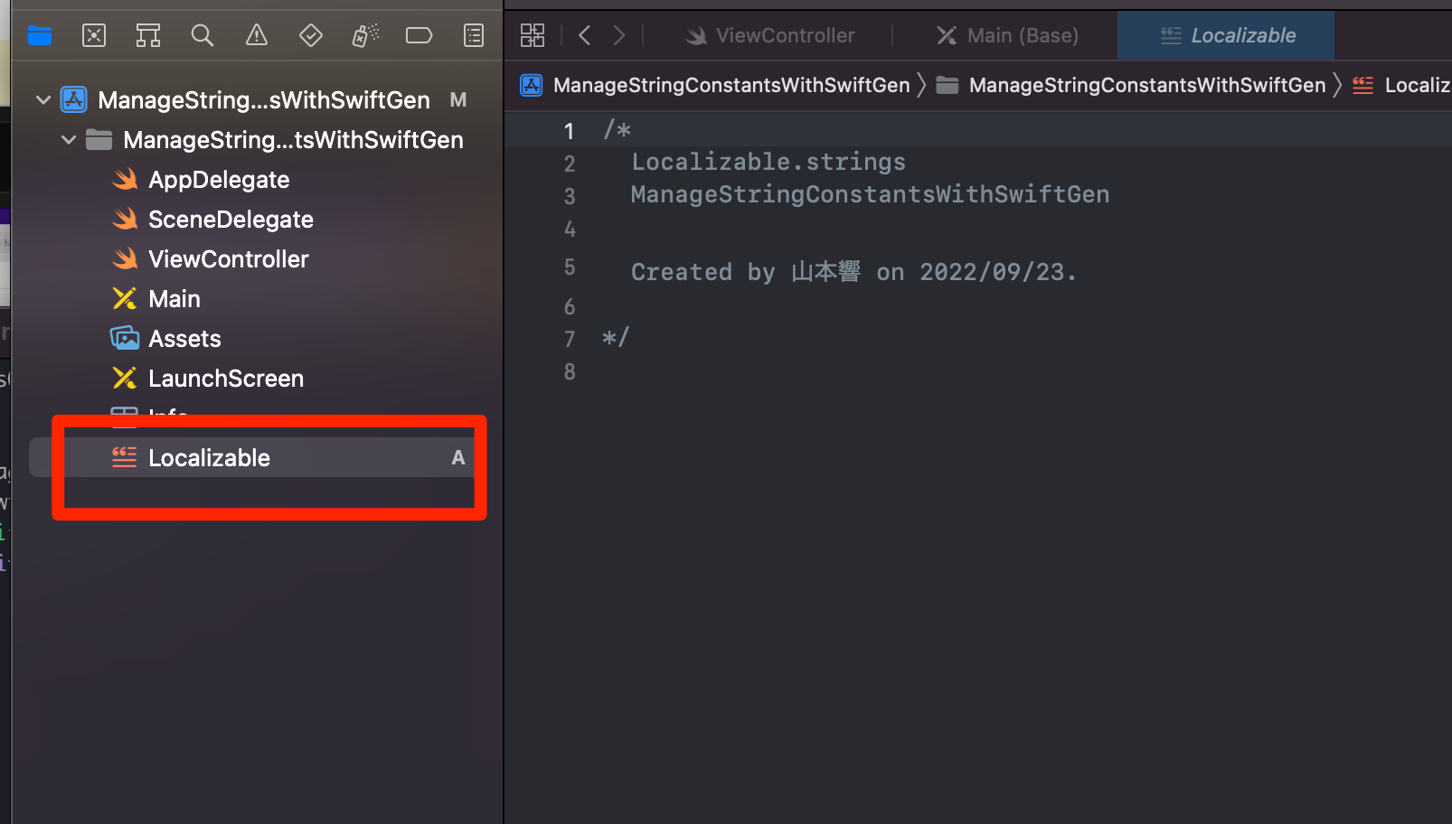 GitHub - YamamotoDesu/ManageStringConstantsWithSwiftGen