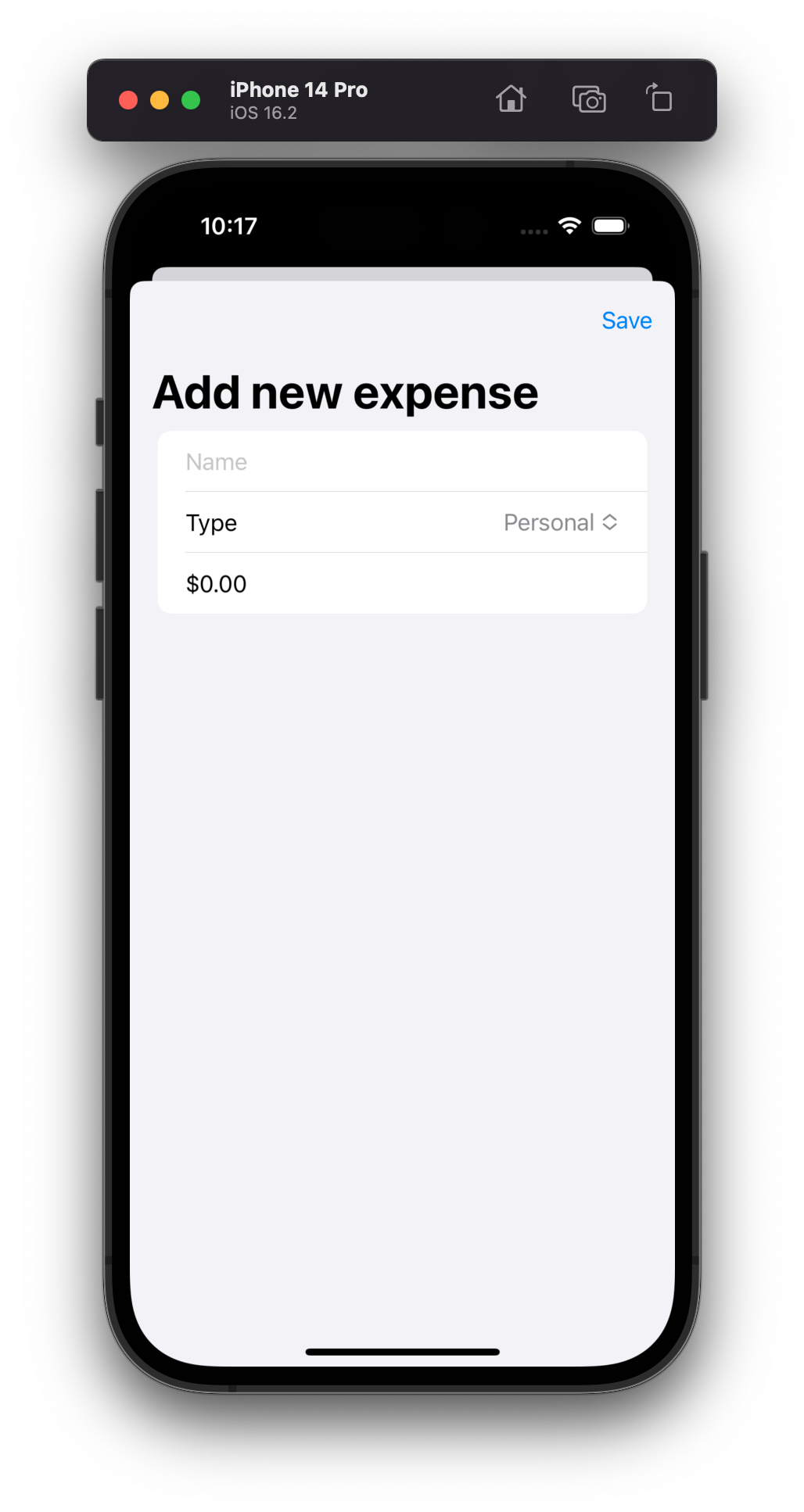 GitHub - YamamotoDesu/iExpense