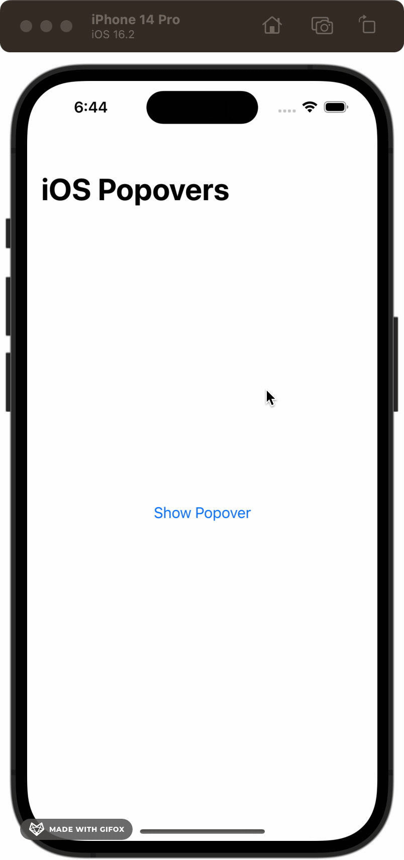 GitHub - YamamotoDesu/iPhonePopOvers
