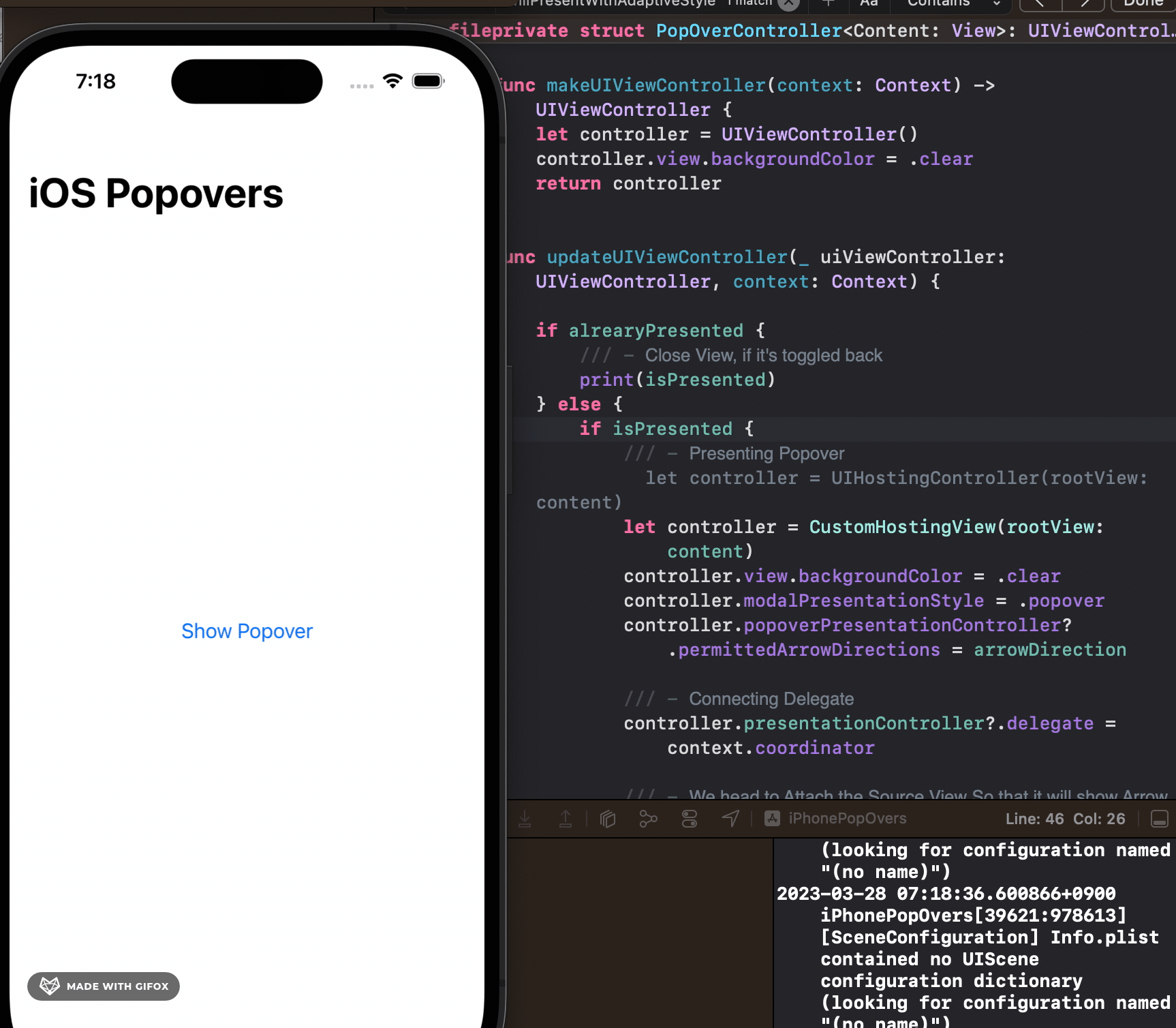 GitHub - YamamotoDesu/iPhonePopOvers