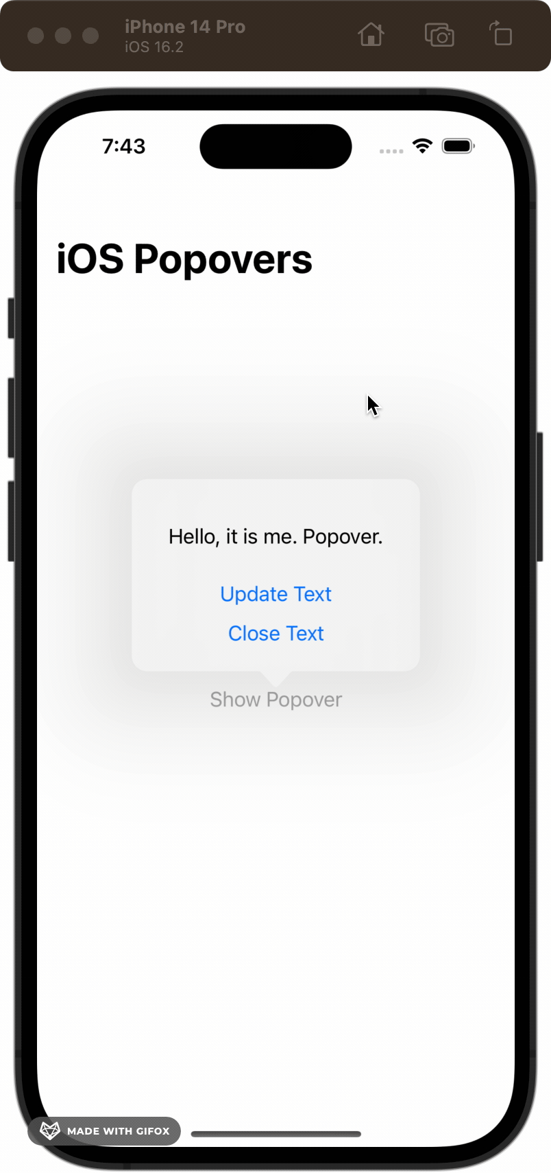 GitHub - YamamotoDesu/iPhonePopOvers