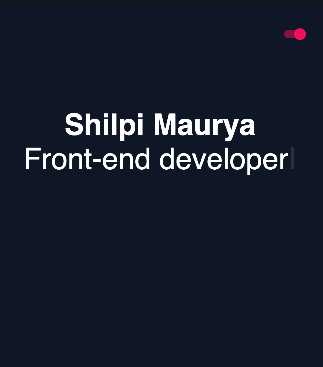 GitHub - ShilpiMaurya/typewriter-effect-with-light-dark-theme: Created ...