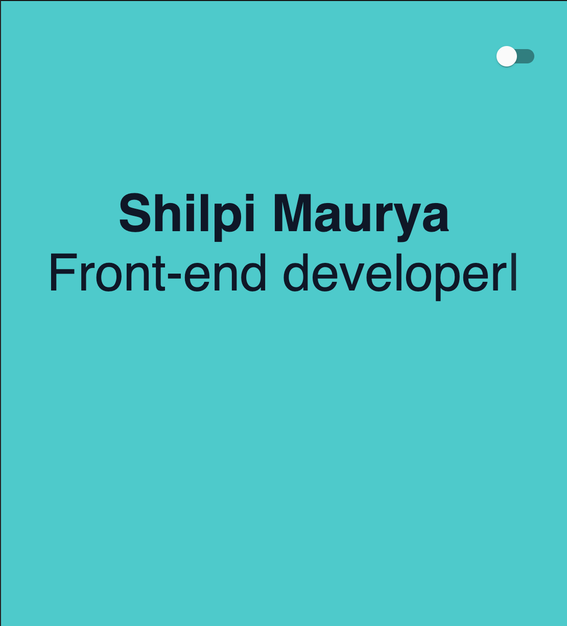 GitHub - ShilpiMaurya/typewriter-effect-with-light-dark-theme: Created ...