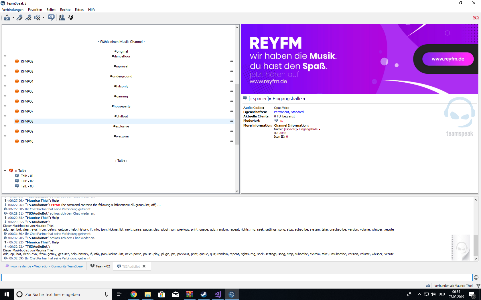 Commands · Issue #499 · Splamy/TS3AudioBot · GitHub